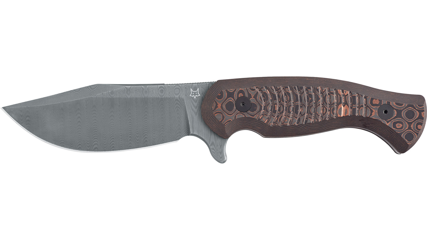 FOX FX-106 DCF Eastwood Tiger Damascus Knife