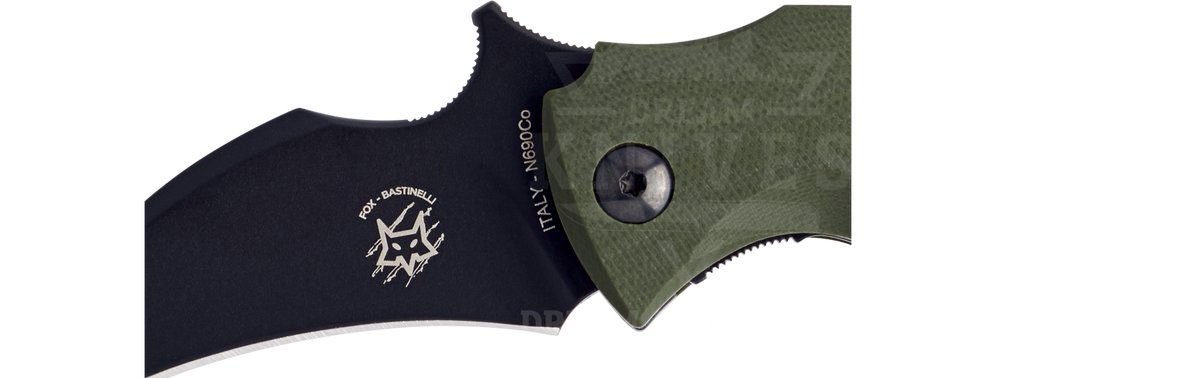 Fox Blackbird Fx 591 Od Folding Knife Dream Knives