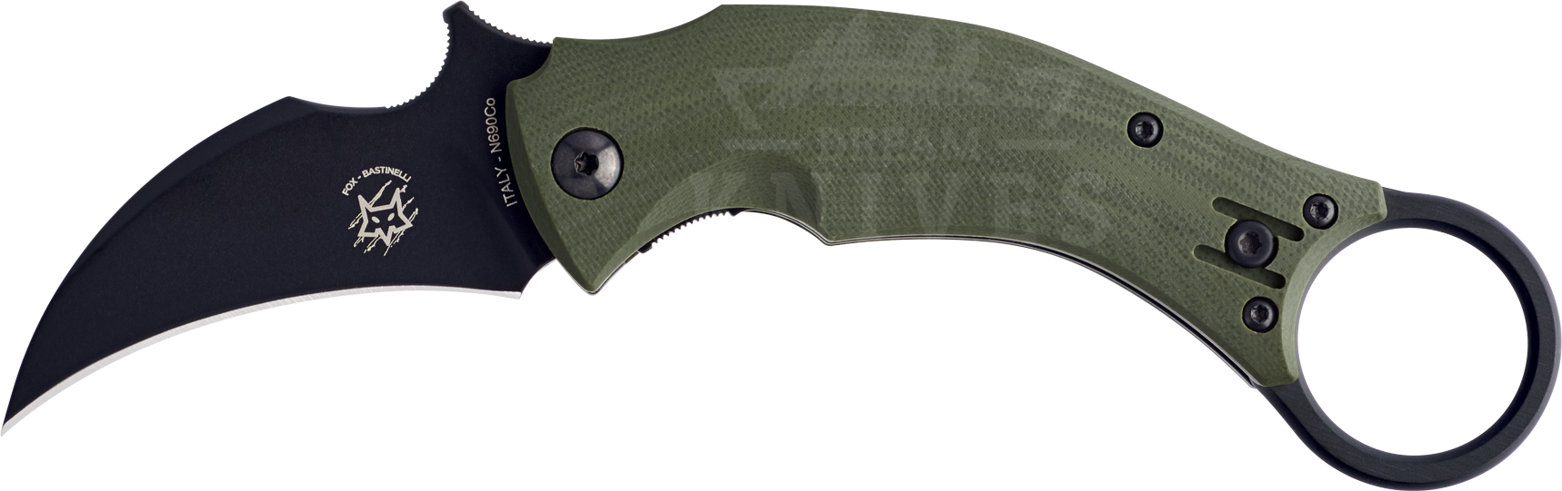 Fox Blackbird Fx 591 Od Folding Knife Dream Knives